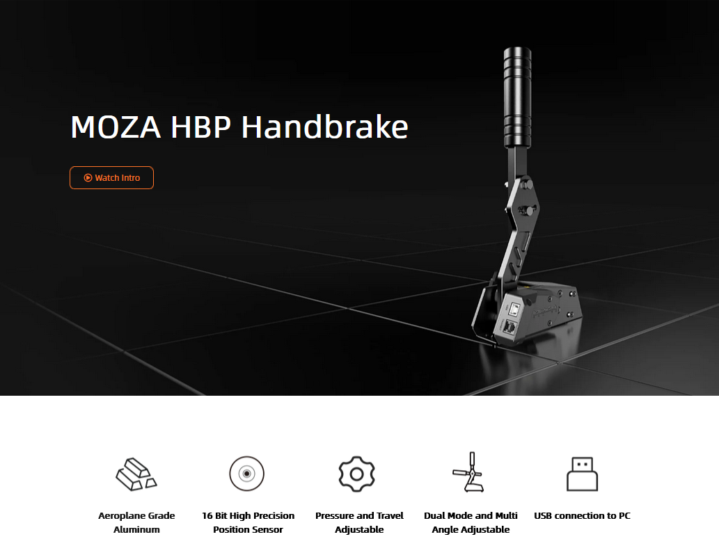 MOZA HBP Handbrake | SeaSideSims.com
